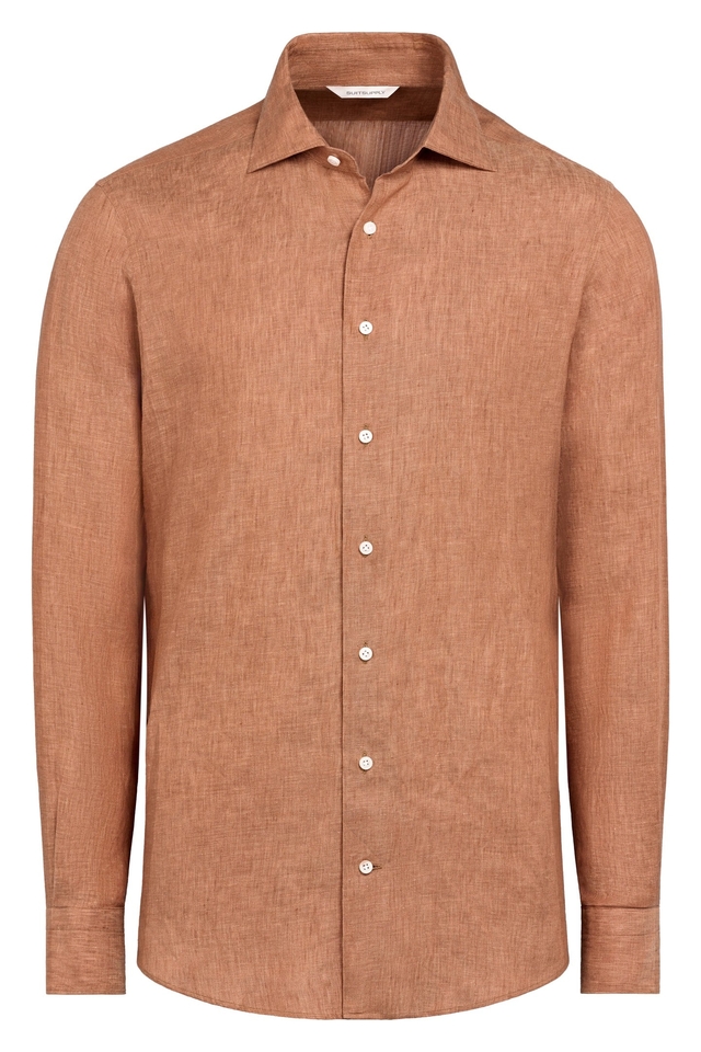 PURE LINEN RUST ORANGE | Online Outlet | Otrium